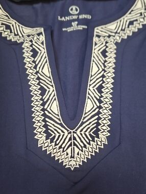 Lands' End | Swim | Lands End Rash Guard Swim Top Embroidered ...